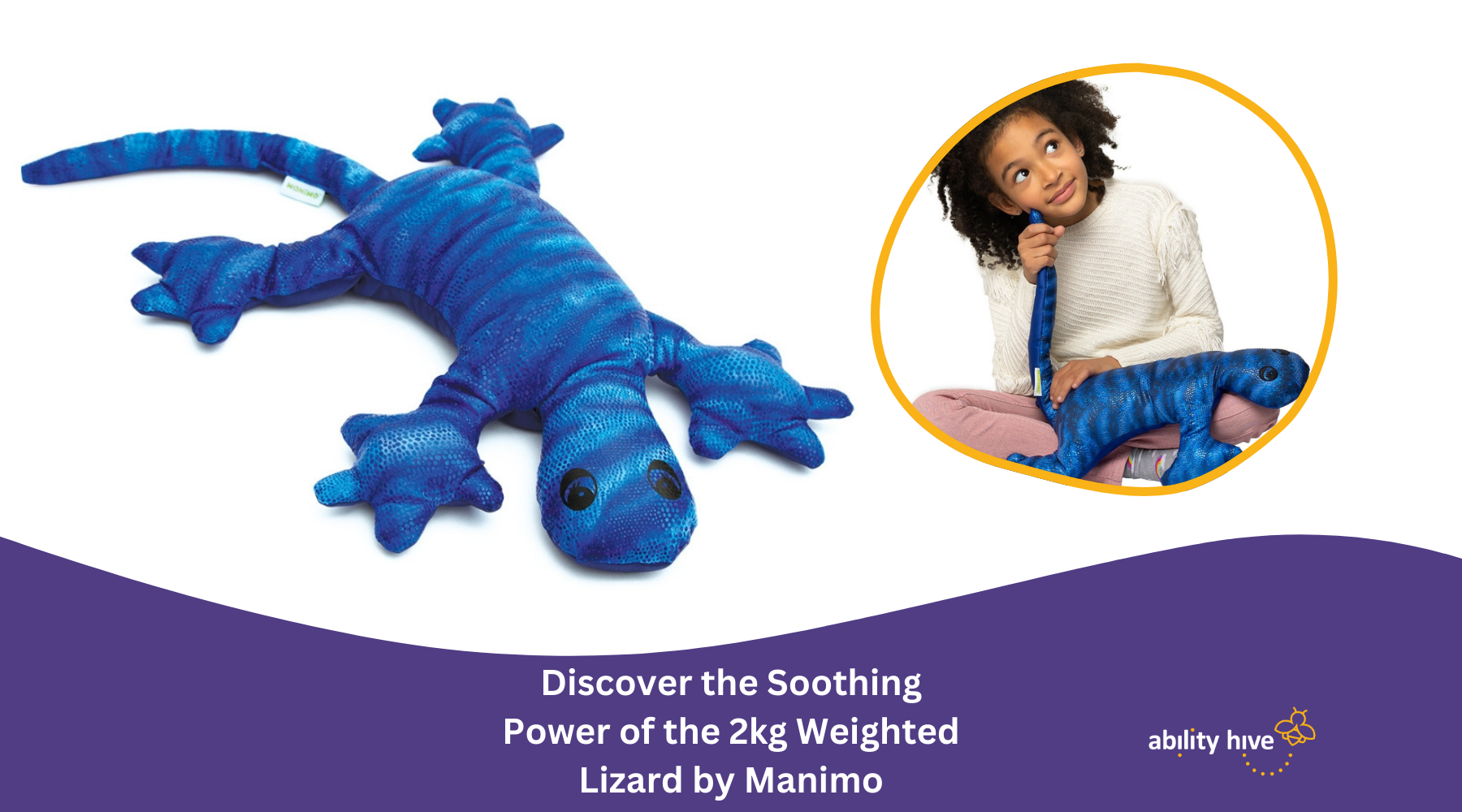 Discover the Soothing Power of the 2kg Weighted Lizard by Manimo ...